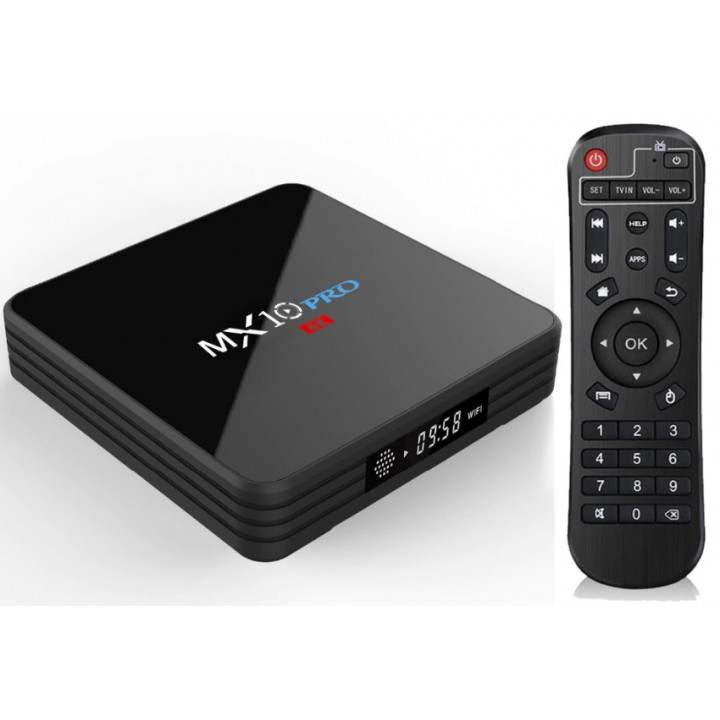 Смарт ТВ MX10 Pro TV Box Smart TV Rockchip 3328 4/32Gb 4K Android 7.1